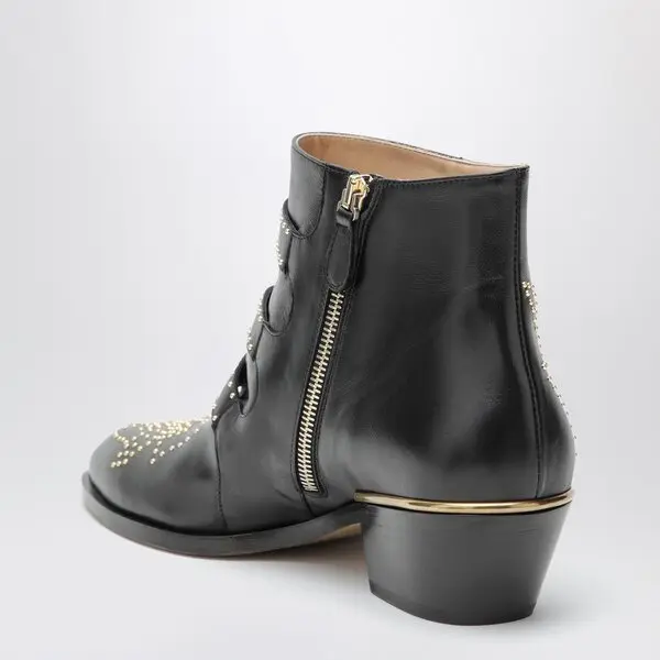 Chloé Susanna Studded Lamb Nappa Ankle Boots