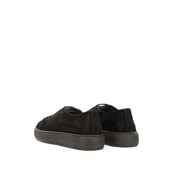 Santoni Suede Low-top Sneakers