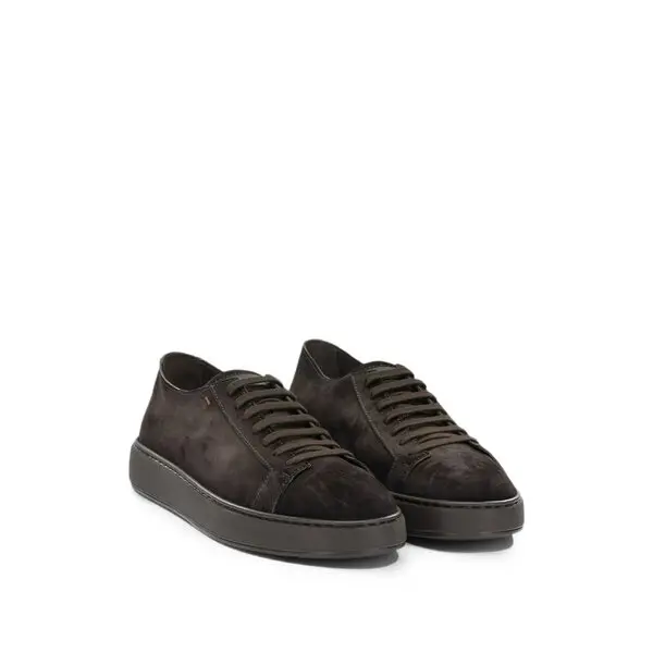 Santoni Suede Low-top Sneakers