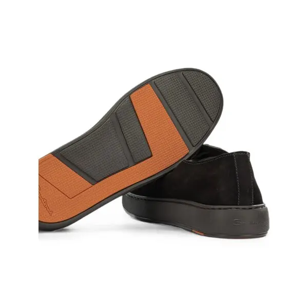 Santoni Suede Low-top Sneakers