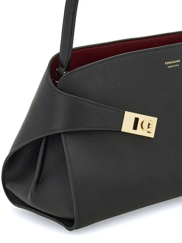 FERRAGAMO Bicolor Hug Soft Medium Shoulder Bag
