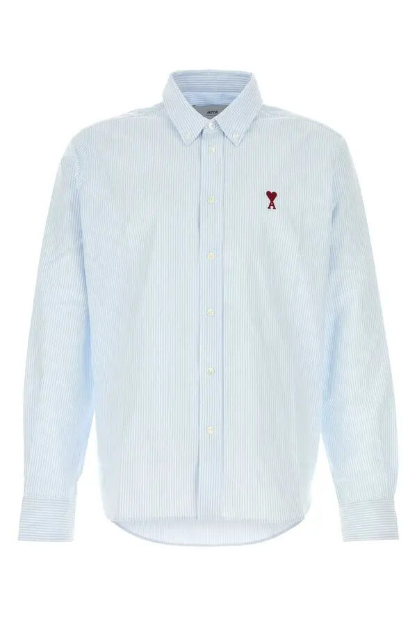 AMI Paris Embroidered Oxford Shirt