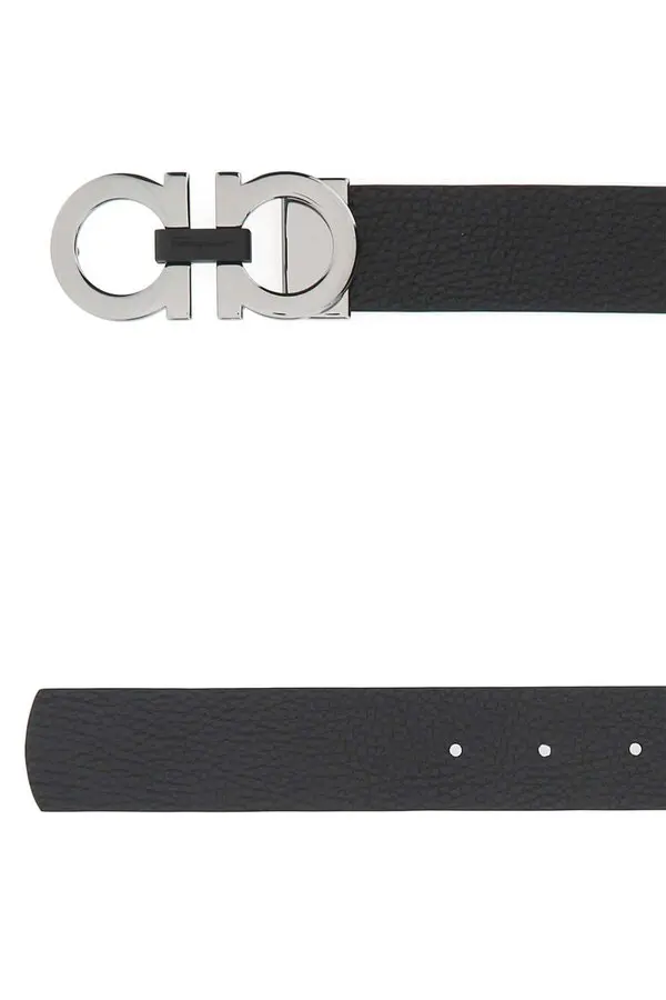 FERRAGAMO Salvatore Leather Reversible Belt