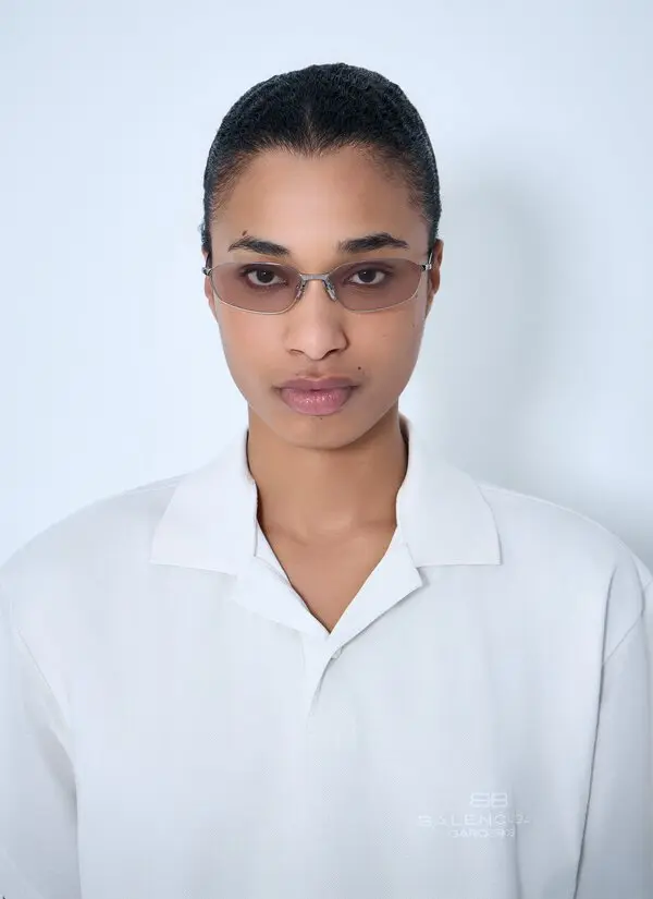 Balenciaga Invisible Oval Sunglasses