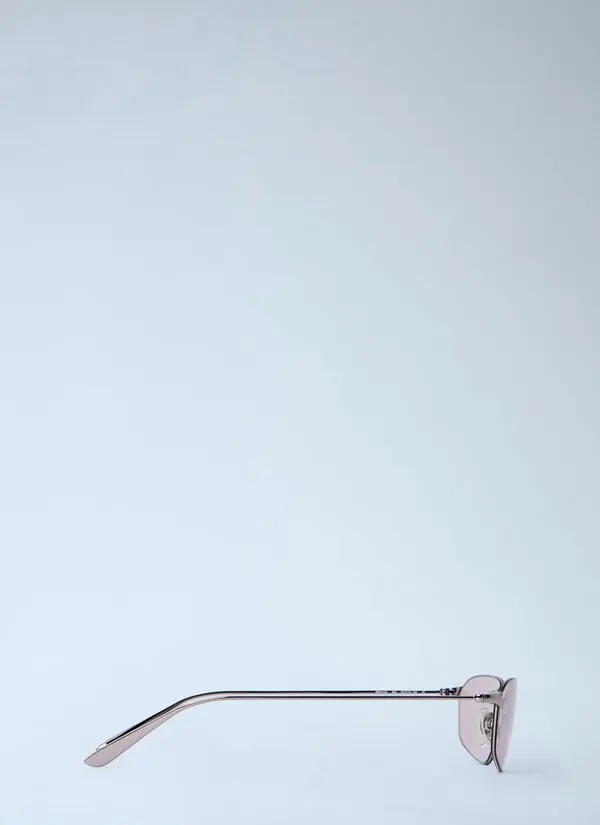 Balenciaga Invisible Oval Sunglasses