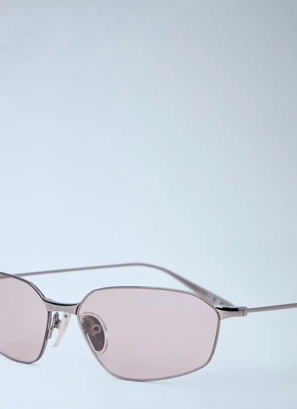 Balenciaga Invisible Oval Sunglasses