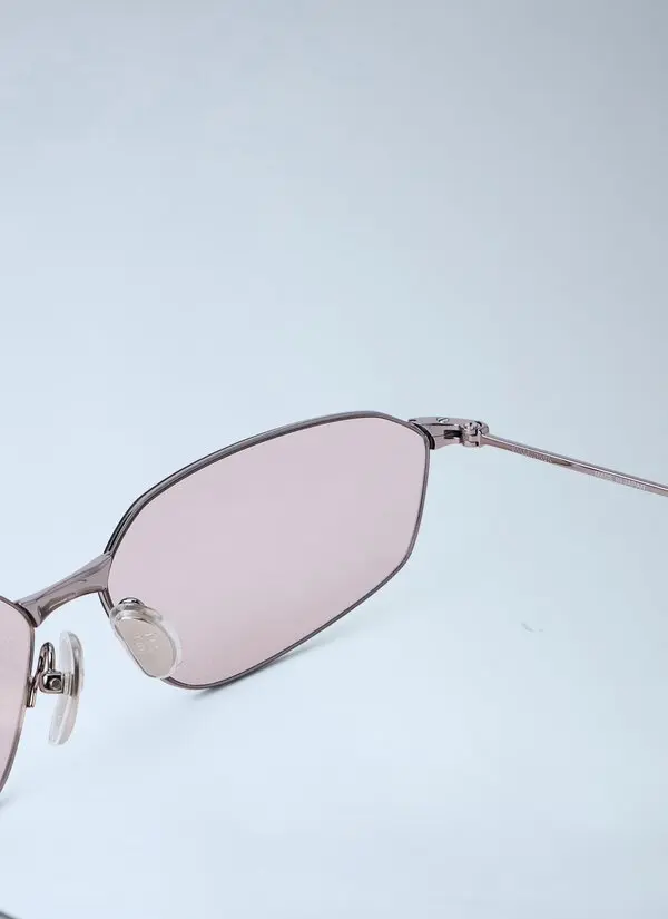 Balenciaga Invisible Oval Sunglasses