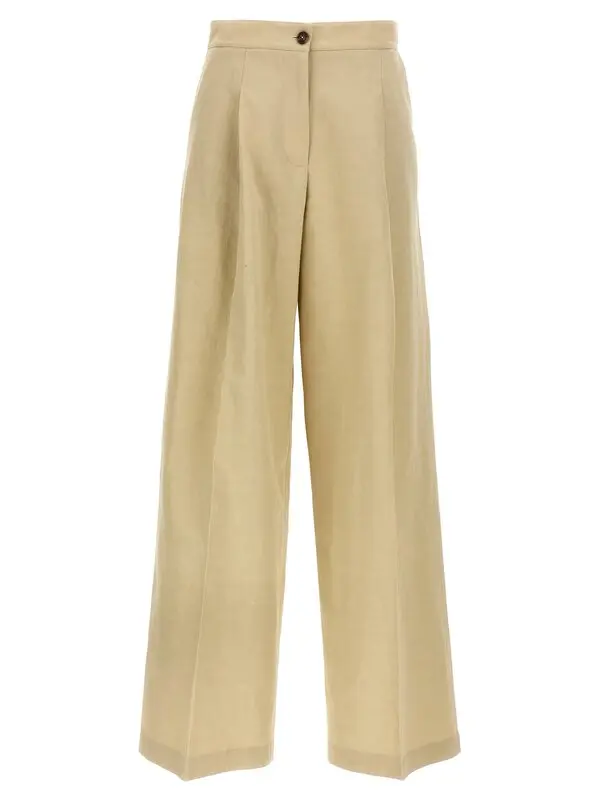 YVES SALOMON Linen Trousers