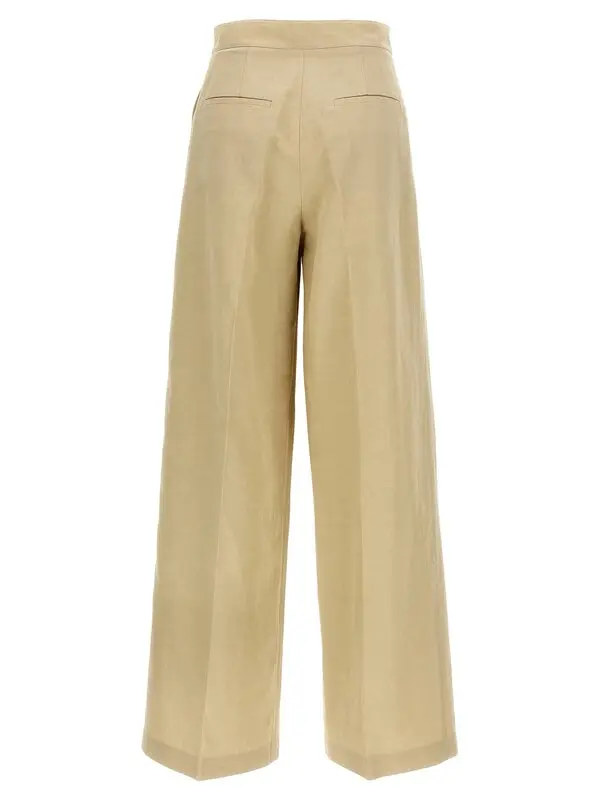 YVES SALOMON Linen Trousers