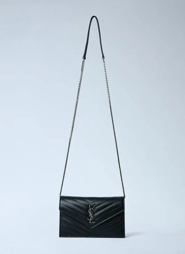 Saint Laurent Cassandre Envelop Chain Wallet
