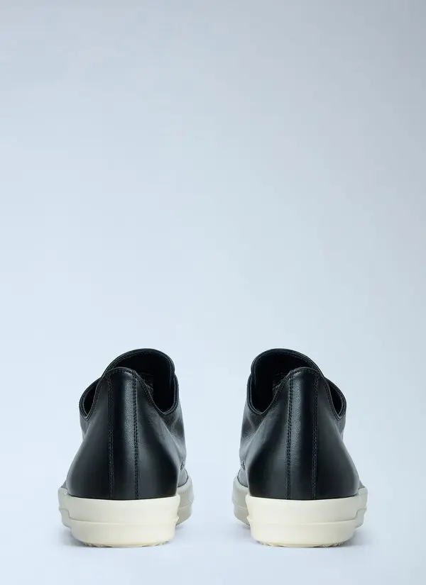 Rick Owens Leather Low-top Sneakers