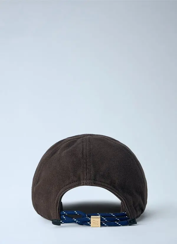 Miu Miu Denim Baseball Cap