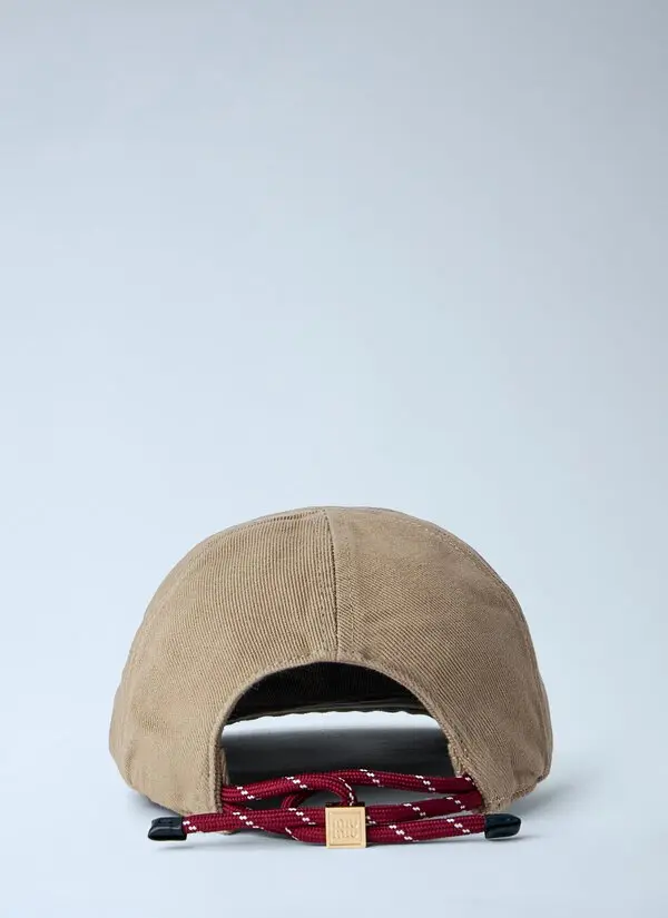 Miu Miu Embroidered Logo Cotton Cap