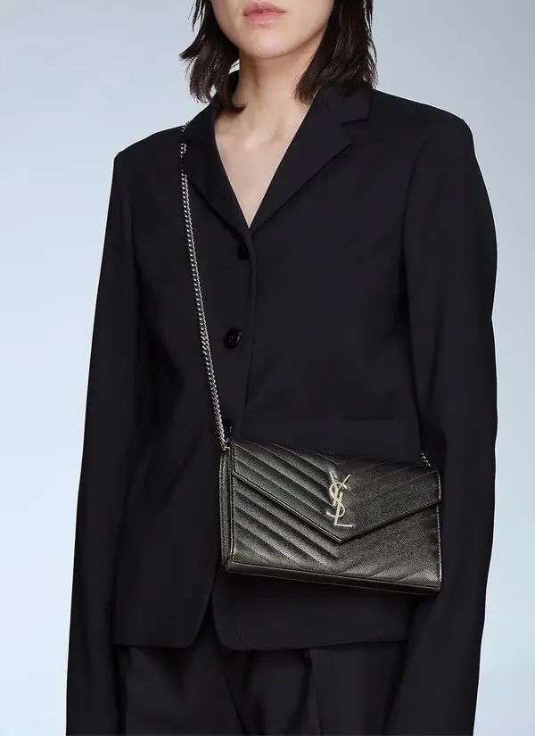 Saint Laurent Monogrammed Wallet Bag