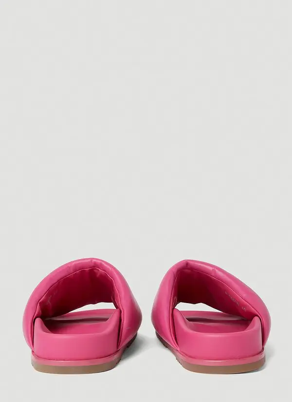 Rick Owens Leather Slider Sandals