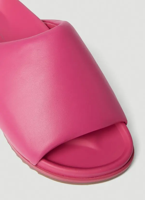 Rick Owens Leather Slider Sandals