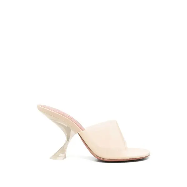 Amina Muaddi Taylor 90 Neutral Shoes