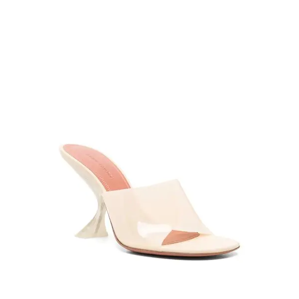 Amina Muaddi Taylor 90 Neutral Shoes