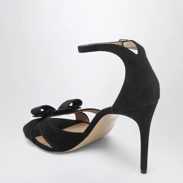 FERRAGAMO Vara Bow Suede Sandal