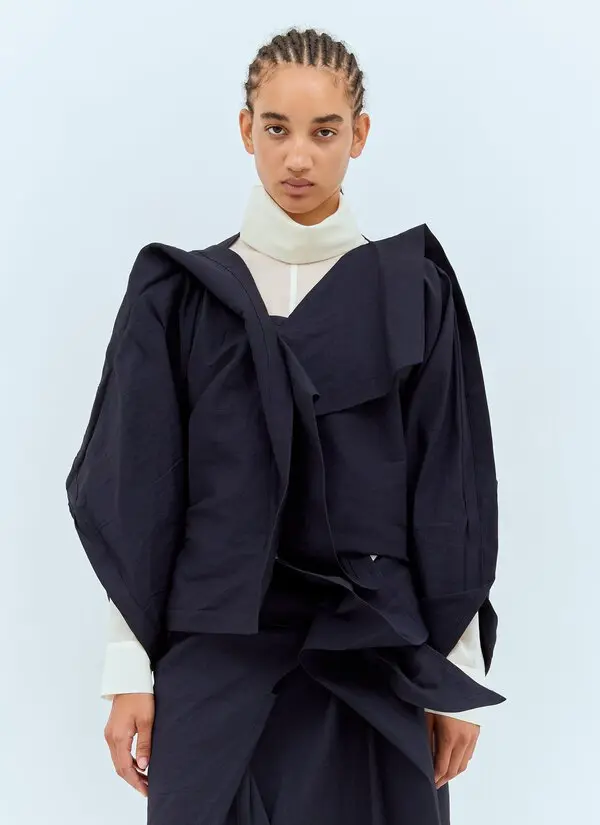 Issey Miyake Enclothe Cardigan - Blue