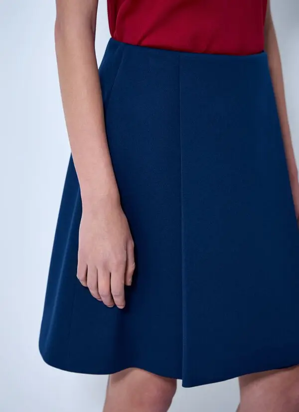 Miu Miu Technical Jersey Mini Skirt