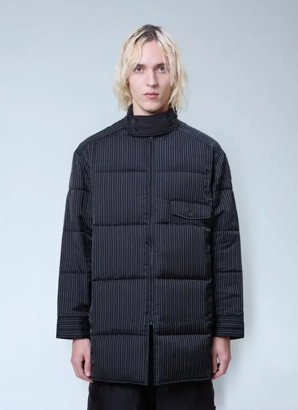 Yohji Yamamoto Padded Striped Jacket