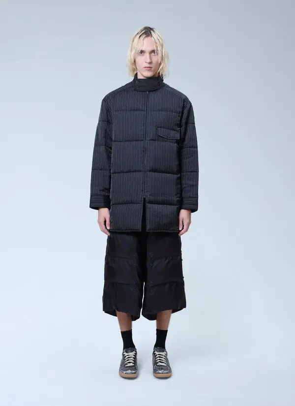 Yohji Yamamoto Padded Striped Jacket