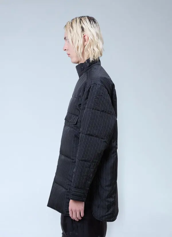 Yohji Yamamoto Padded Striped Jacket
