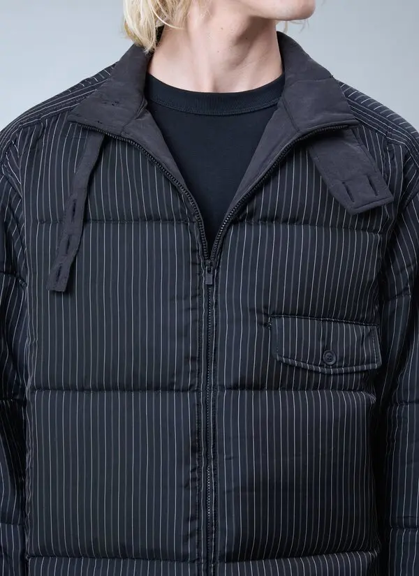 Yohji Yamamoto Padded Striped Jacket
