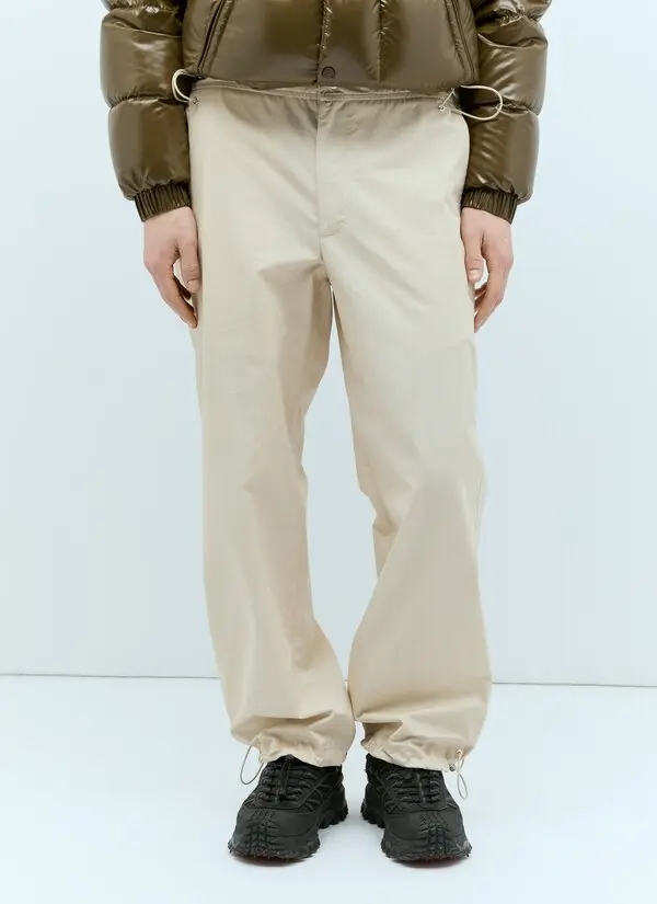 Moncler Drawstring Poplin Pants