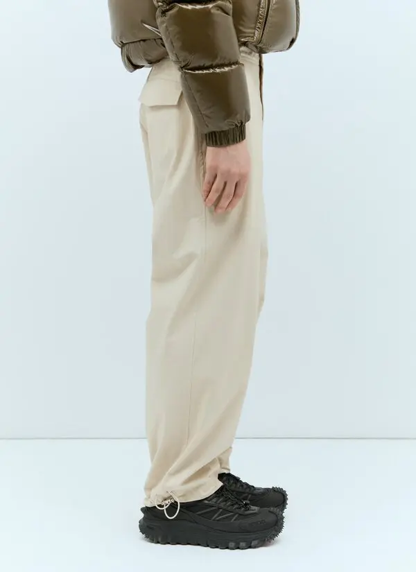 Moncler Drawstring Poplin Pants