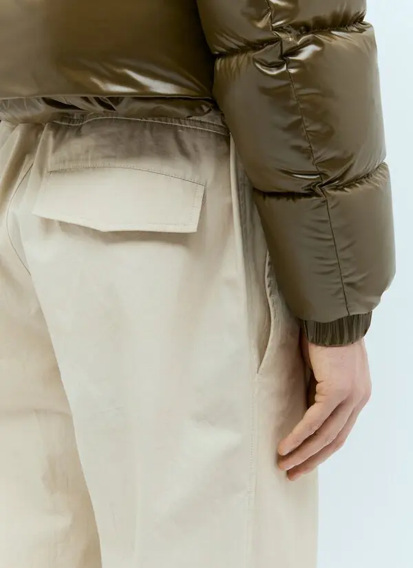 Moncler Drawstring Poplin Pants