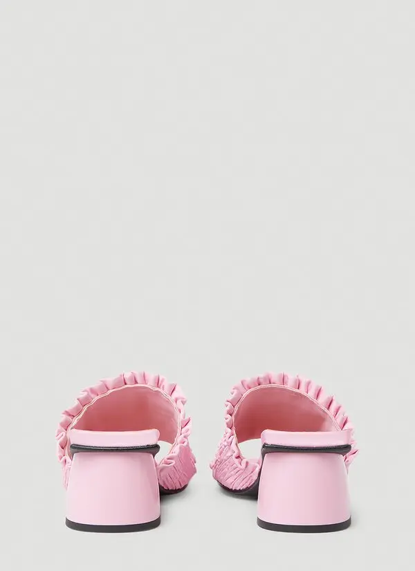 GANNI Smock Kitten Heel Mules