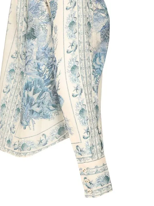 Zimmermann Wanderlust Cotton Printed Shirt