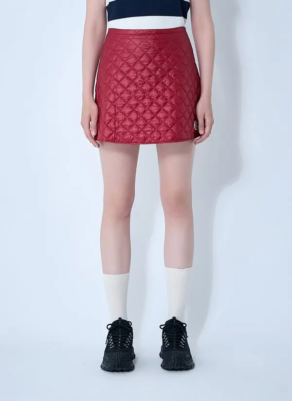 Moncler Quilted Mini Skirt