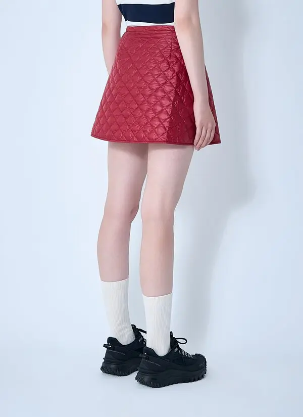 Moncler Quilted Mini Skirt