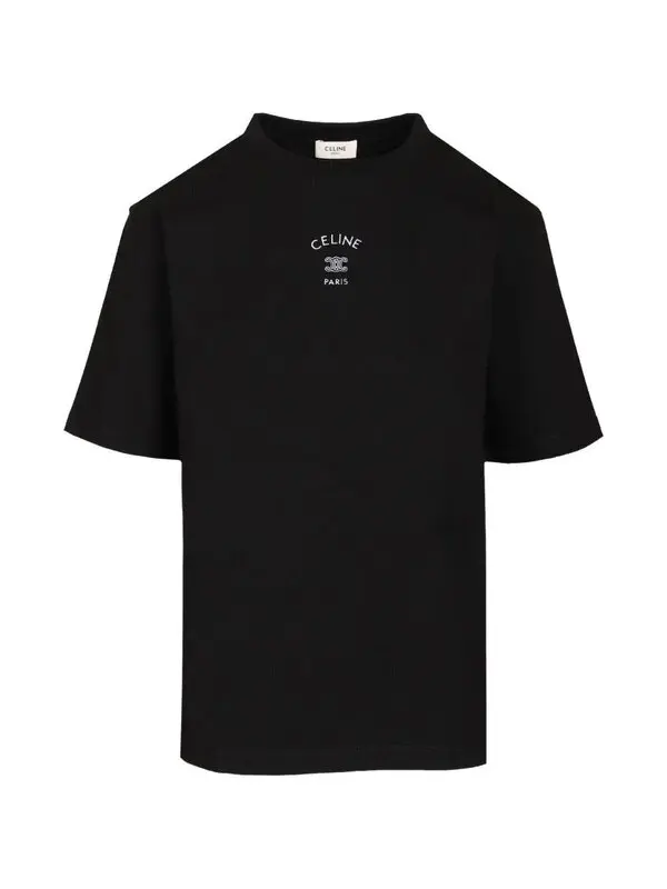 Celine Cotton Jersey T-shirt