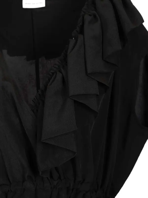 Dries Van Noten Jersey Top With Belt