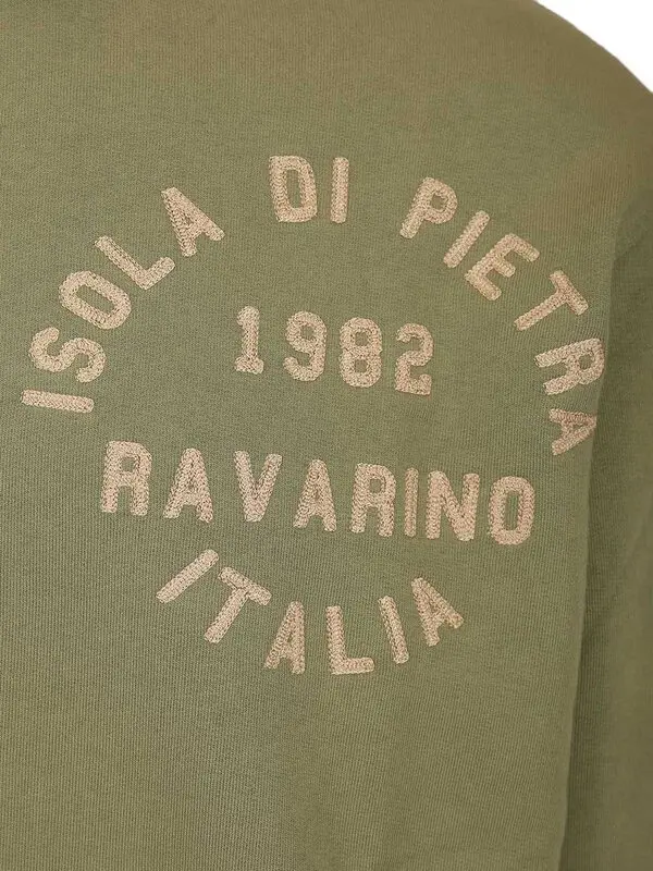 Stone Island Organic Cotton Crewneck Sweatshirt
