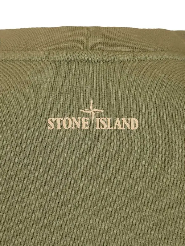 Stone Island Organic Cotton Crewneck Sweatshirt