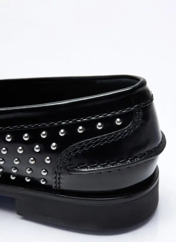Miu Miu Studded Leather Loafers