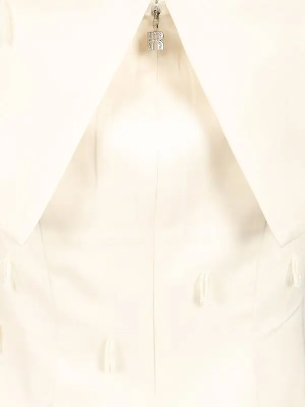ROTATE BY BIRGER CHRISTENSEN Satin Beaded Mini Dress