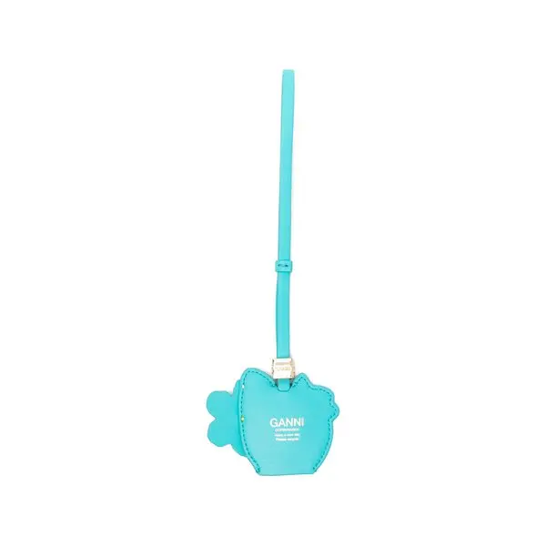 GANNI Strawberry Motif Keyring And Chain