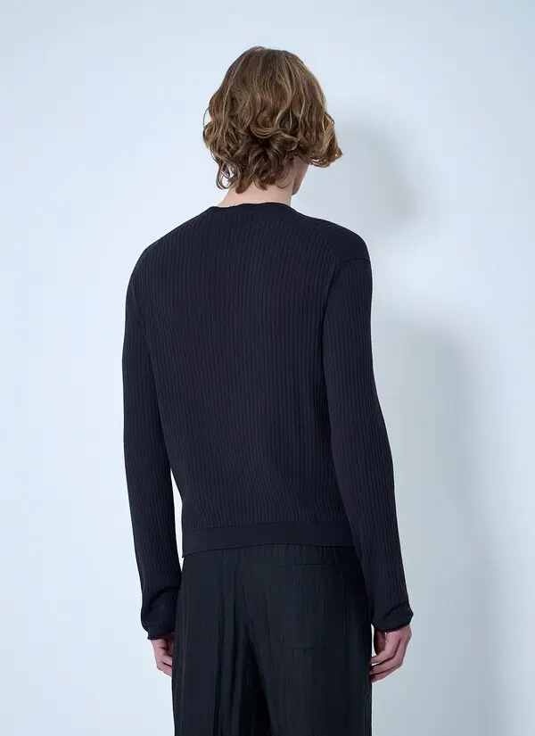 Our Legacy Fine Knit Cotton Crepe Henley
