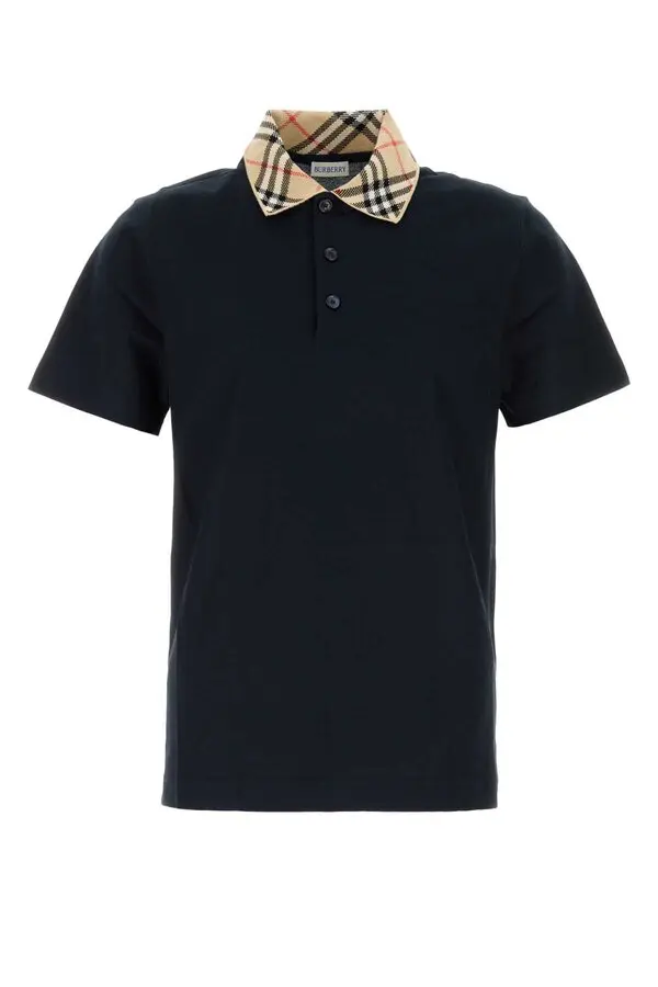 Burberry Slate Piquet Polo Shirt