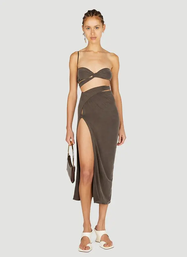 Jacquemus Le Bandeau Espelho Top