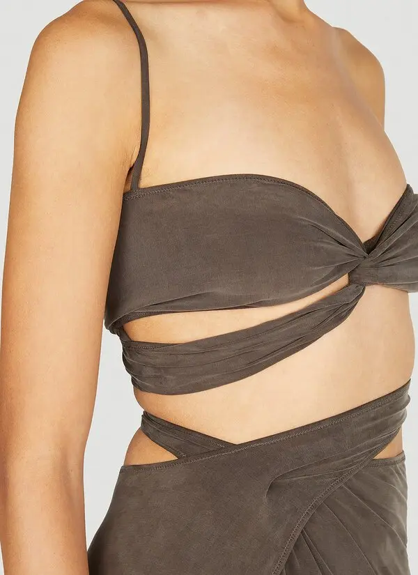 Jacquemus Le Bandeau Espelho Top