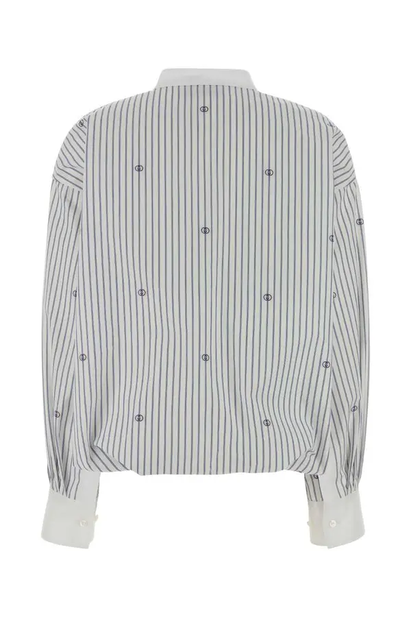 Gucci Embroidered Poplin Shirt