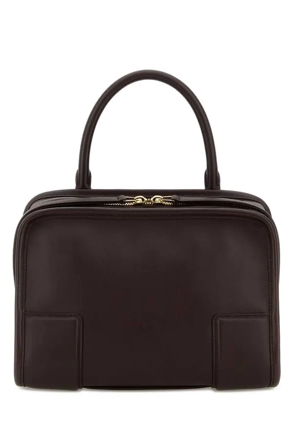 Loewe Dark Leather Small Amazona Handbag