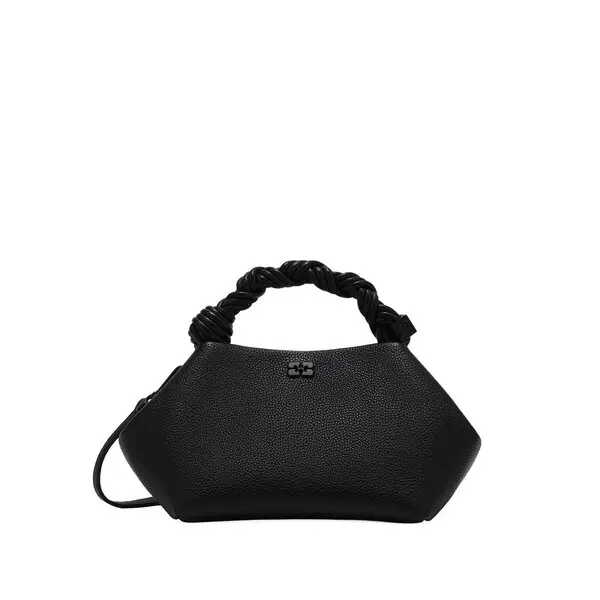 GANNI Structured Tote Bag - Black
